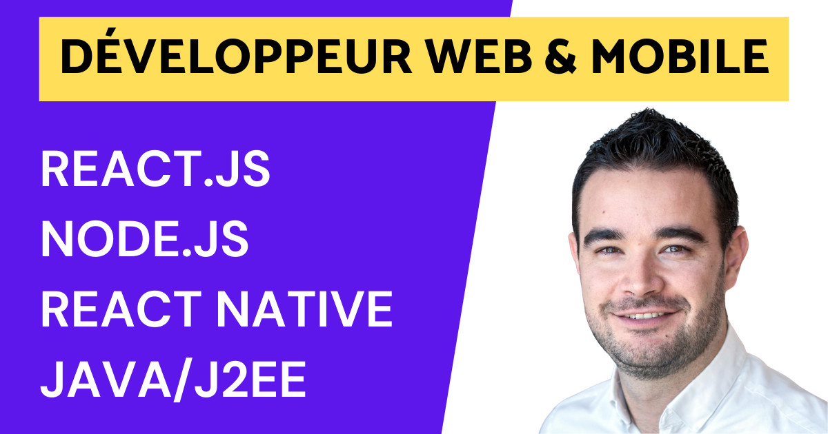 Développeur web & mobile freelance React & Node Js Toulouse